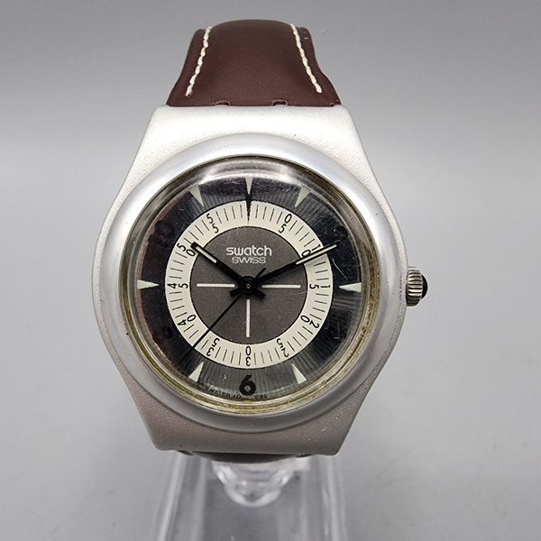 Swatch Irony Magic Mirror Watch Women 33mm Silver Dial Silver Tone ...