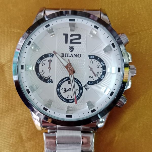 Bilano Chronograph Watch - Silver | WatchCharts Marketplace