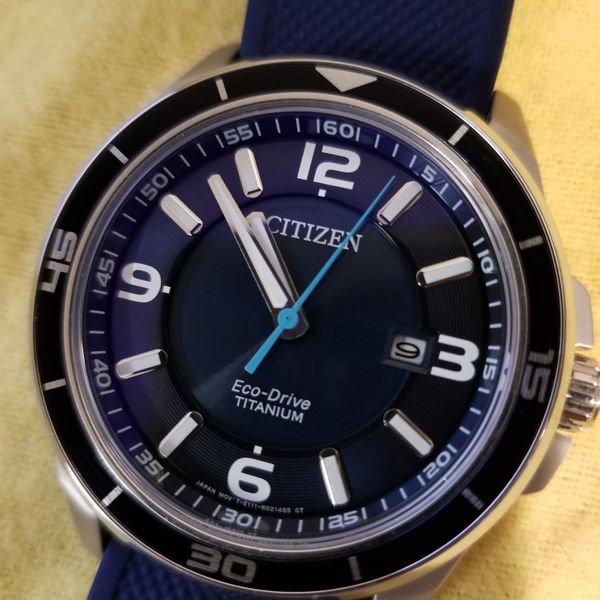 [$250 USD] FS: Citizen Eco-Drive Blue Dial Titanium BM6929-56L ...