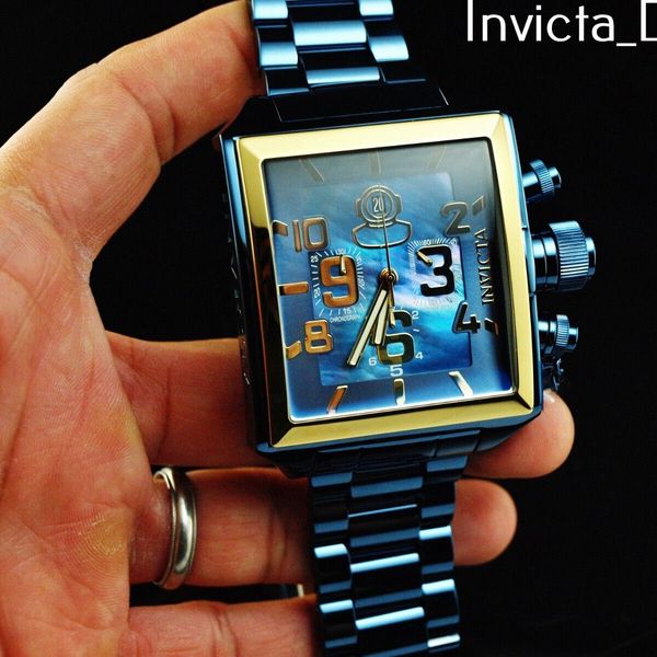 RARE Invicta Men BlueLabel Signature Collection Russian Diver Swiss SS ...