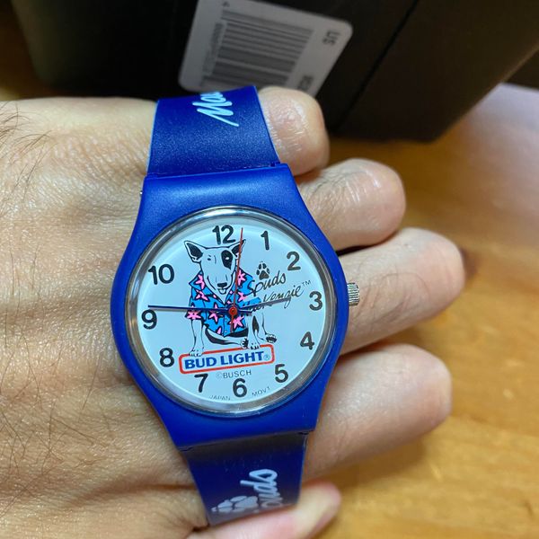 [WTS] [repost] 1986 Spuds Mackenzie Bud Light Advertising Novelty Watch ...