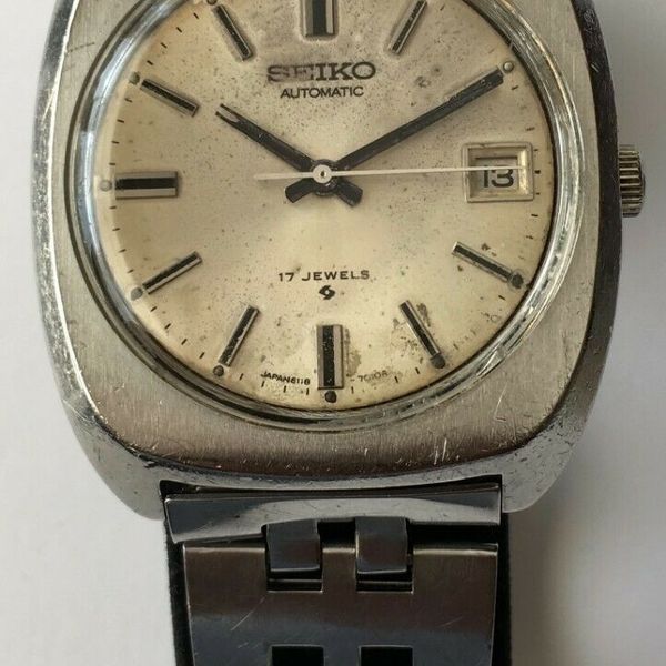 Vintage Seiko 6118-7010 Automatic Watch Water Resistant 6118A Japan ...