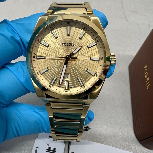 Mens Gold Fossil Everett Watch Model FS5965 - NEW | WatchCharts Marketplace