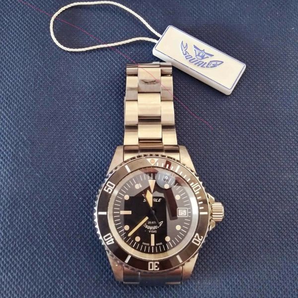 Squale 1545-ORIG Ceramic Bezel 20 atm Dive Watch : Swiss Made | WatchCharts