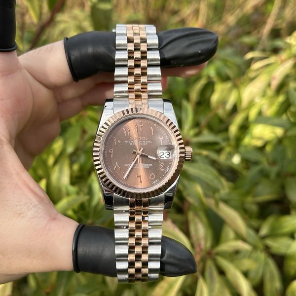 Seiko Rose Gold Mod 36mm | WatchCharts Marketplace