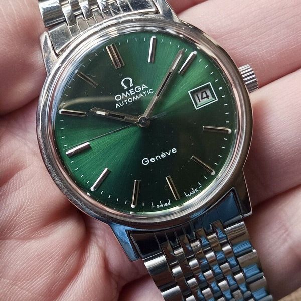 â OMEGA GenÃ¨ve - Green Dial - Automatic -RARE VINTAGE -COLLECTORâ s ...