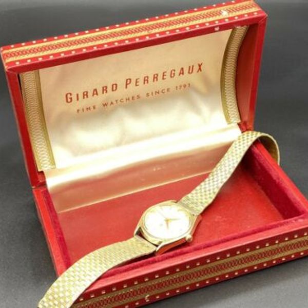 girard perregaux gyromatic 39 jewels Antique Vintage With Box! W30 ...