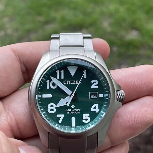 Citizen Promaster Tough Green Dial (Titanium) | WatchCharts Marketplace