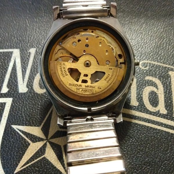 Bulova Watch H469630 Swiss 17 Jewels Speidell Band Whale Automatic Not ...