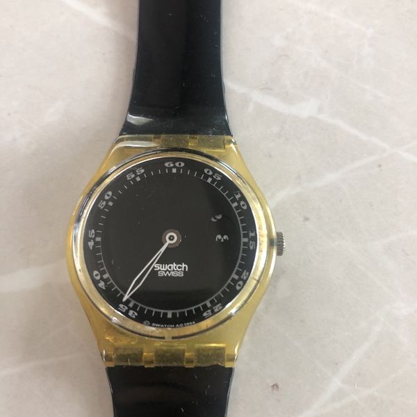 1995 Swatch - Upside Down - GK182 - In Original Box | WatchCharts ...