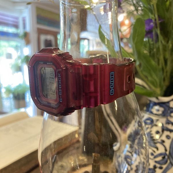 Casio Men's G-Shock Watch Maroon New | WatchCharts Marketplace