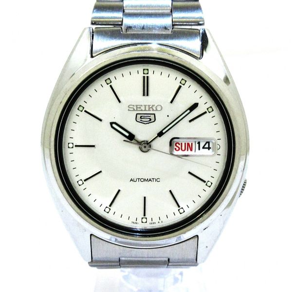 [New] [Used] SEIKO (Seiko) 5 (Five) Watch Back Scale Silver ...