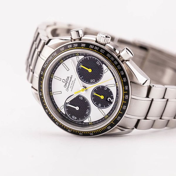 fsot - Omega Speedmaster Racing - White / Yellow - 326.30.40.50.04.001 ...
