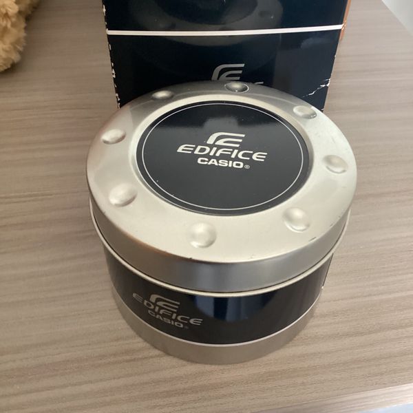 CASIO EDIFICE WAVE CEPTOR TWIN CHRONOGRAPH WORLD TIME MENS WATCH WR ...