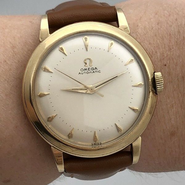 1953 OMEGA SEAMASTER Cal. 354 BUMPER AUTOMATIC G6232 CLEAN DIAL 34.5mm ...