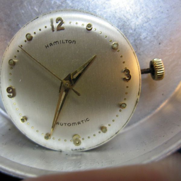 Hamilton grade 661 Automatic wristwatch movement with good staff ...