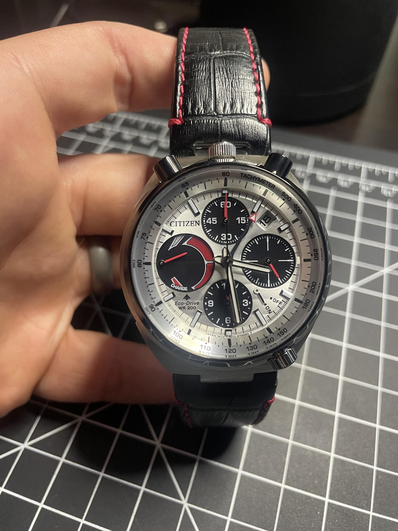[WTS] Citizen Tsuno Bullhead White/Black/Red | WatchCharts