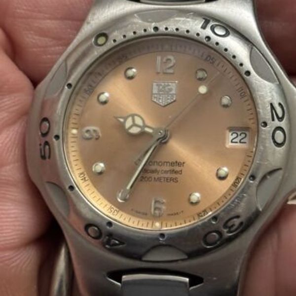 Tag Heuer Kirium Wl5114 Salmon Dial Chronometer Automatic Winding Men's ...