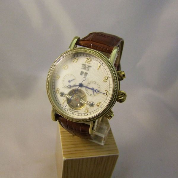 Men's Watch Wristwatch Davis Paris Mechanical Automatic ...