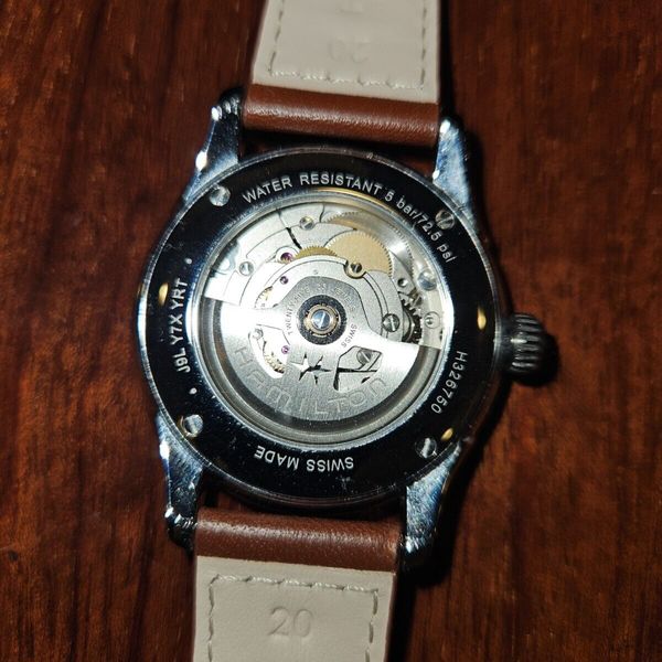 Hamilton Jazzmaster Automatic Open Heart Blue Dial Men's Wristwatch ...