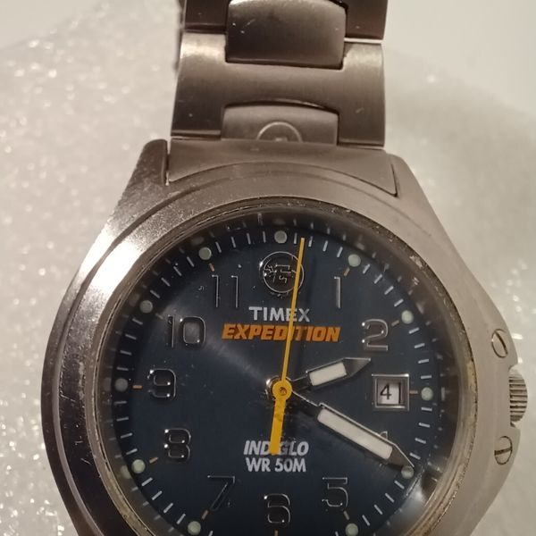 TIMEX Expedition Indiglo Black/Dark Blue Dial Analog/Digital Watch | WatchCharts Marketplace