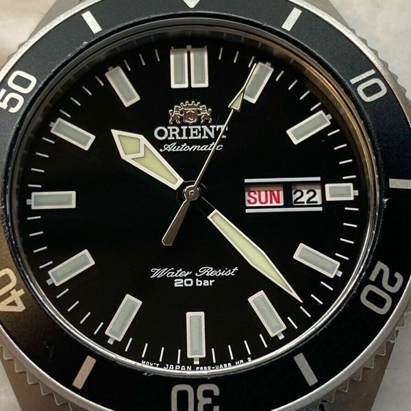 Orient Watch Men's Wristwatch Kanno Dive Automatic Watch & Box Diver 20 ...