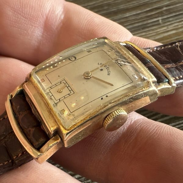Vintage Lord Elgin Gold Filled Tank Style Menâ s Wristwatch Must See ...