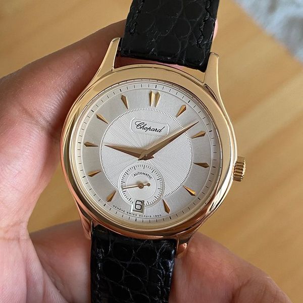 FS: Chopard LUC 1860 with 1.96 movement Geneva Seal - Rose Gold ...