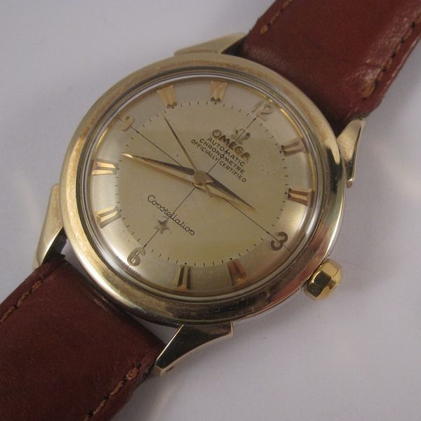 SOLD Omega Constellation, goldcap, ref 2852, 1955, boxed | WatchCharts