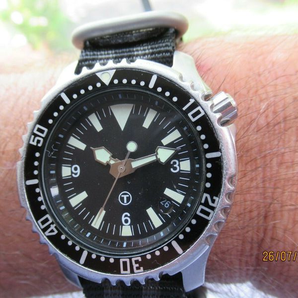 CITIZEN PROMASTER AUTOMATIC LEFTY MILITARY DIAL MOD ONE OFF CASE BOND ...