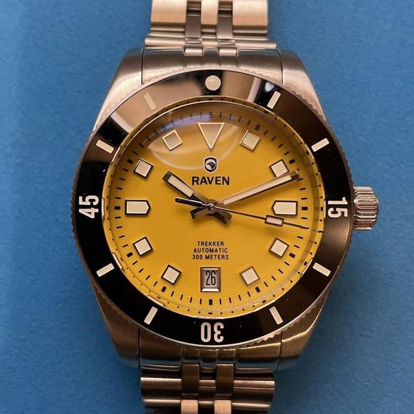 [WTS] Raven Trekker 39 - Yellow dial / black bezel - like new + full ...