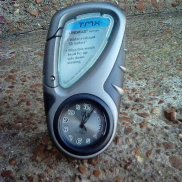 New Timex Grey TMX Grip Clip Analog Watch NIB Indiglo NOS | WatchCharts ...