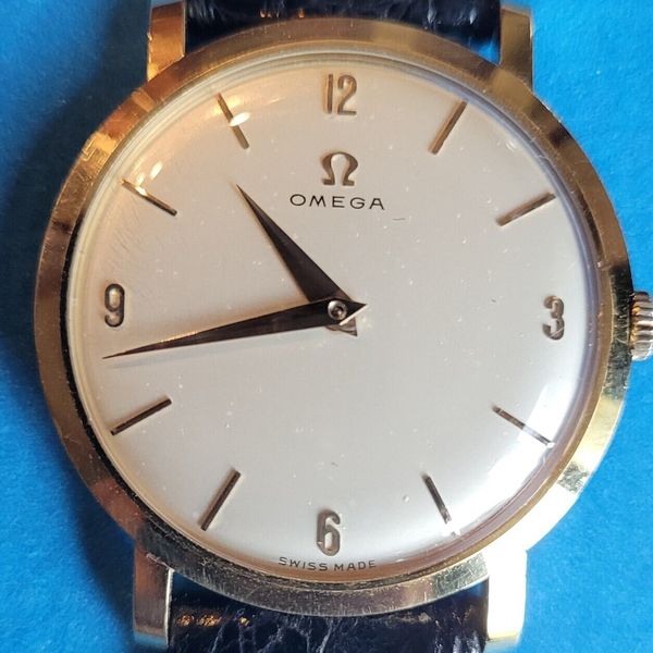 Vintage OMEGA 18K Solid Gold Watch Cal 511 | WatchCharts Marketplace