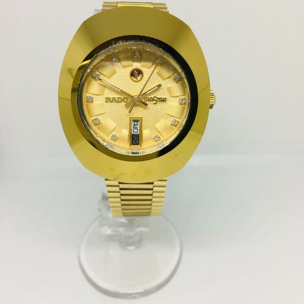 PRE OWNED RADO DIASTAR DAY DATE AUTOMATIC MENS EXCELLENT WRIST WATCH ...