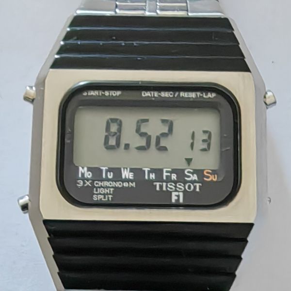 Vintage Tissot F1 Racing Vintage Swiss 1974 LCD Watch, Working /Calibre ...