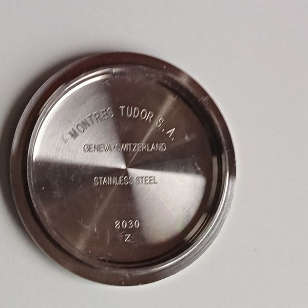 TUDOR Watch Case Back Steel 8030 Z | WatchCharts Marketplace