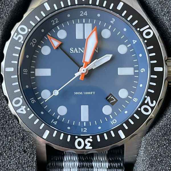 Sangin Professional Blue/Divers Bezel | WatchCharts Marketplace