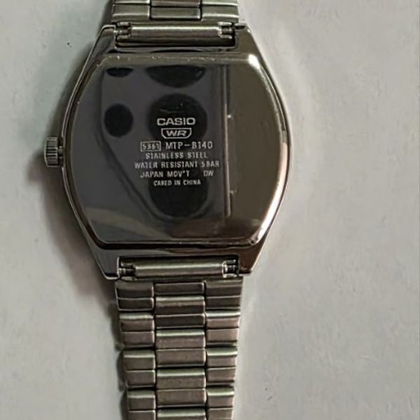 Casio Standard Analog Stainless Steel Blue Dial Quartz MTP-B140D-2A Men's Watch | WatchCharts ...