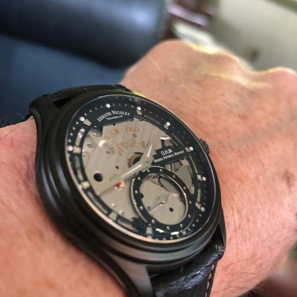 F: Armand Nicolet Limited Edition 'Historic'... | WatchCharts Marketplace