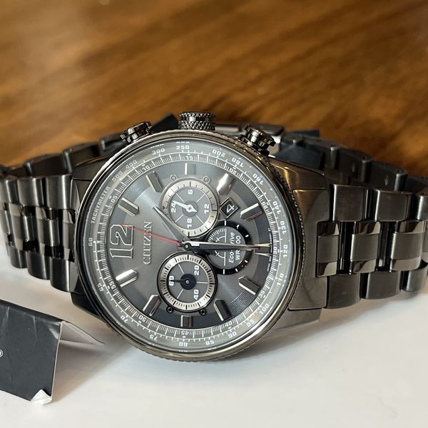 Citizen Eco-Drive NIGHTHAWK Chronograph 43mm Men's Watch - CA4377-53H ...