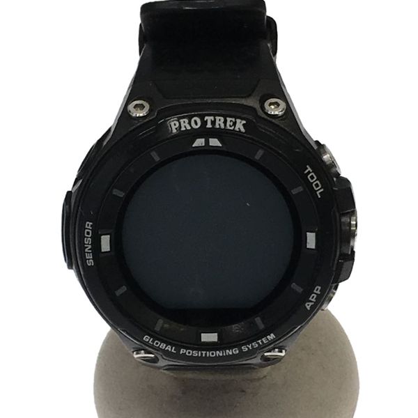 [Used] CASIO PRO TREK / Smart watch / Digital / BLK / WSD-F20 [Clothing ...