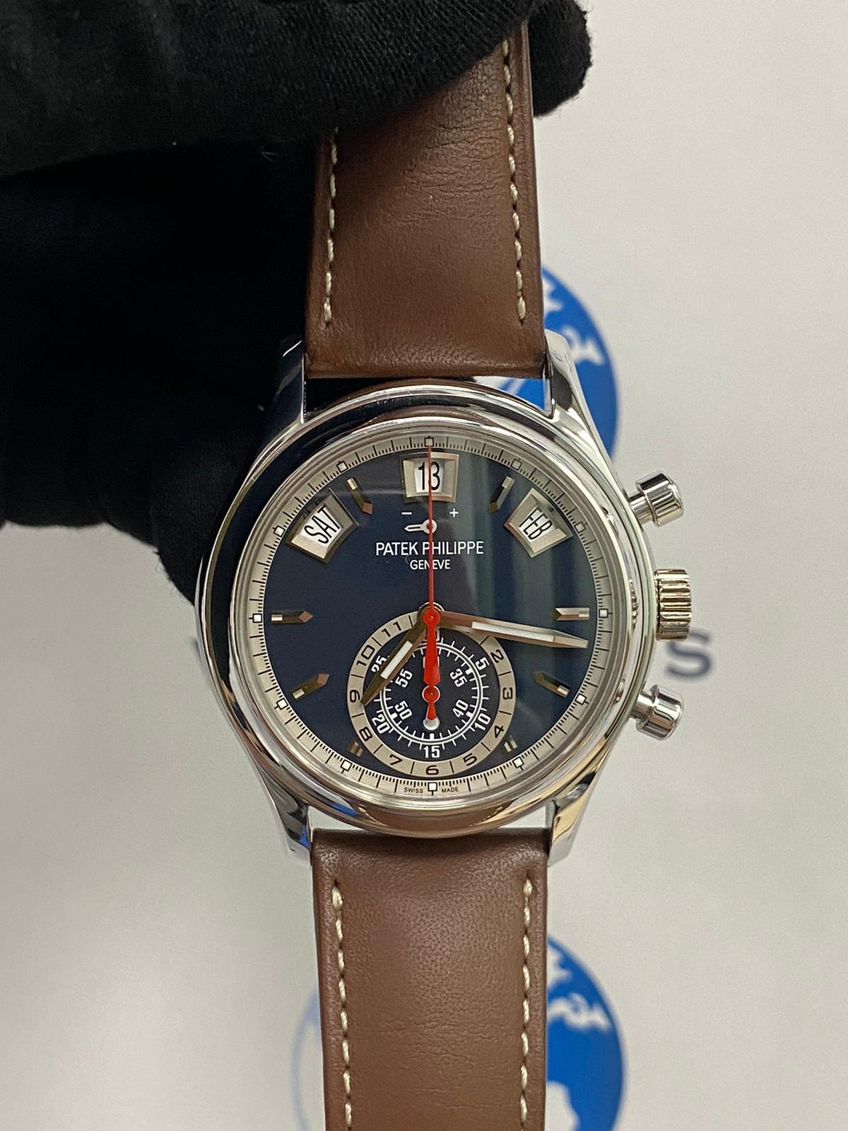 MINT Patek Philippe 5960G Annual Calendar Flyback Chronograph | WatchCharts