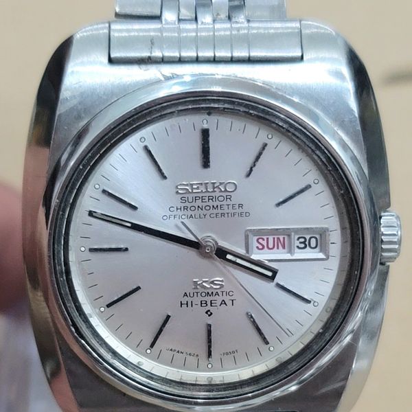 VINTAGE SEIKO KS SUPERIOR CHRONOMETER 5626 HI BEAT AUTOMATIC 25J SS MEN WATCH | WatchCharts ...