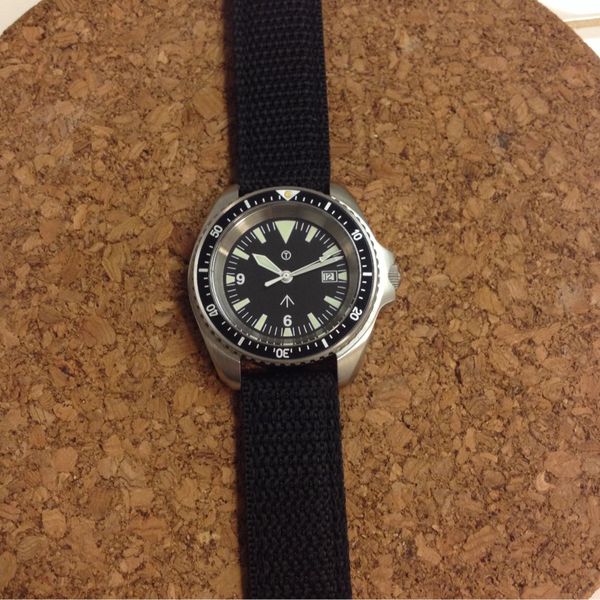 SOLD: 42mm Kronos British SBS Satin Military Diver Mod(LNIB) - $100 ...
