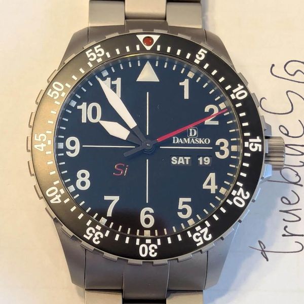 [WTS] Damasko DK10 Automatic Pilot Watch, Ice-Hardened Case, Steel Bracelet & Leather Strap Set ...