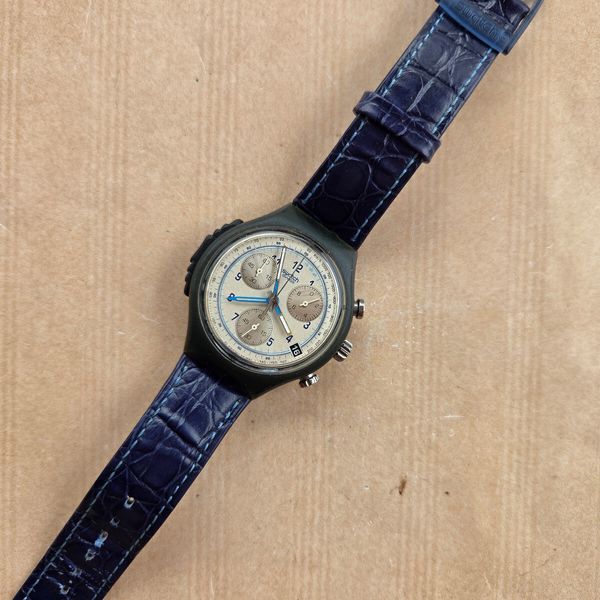 SWATCH chrono working alarm not working ? vintage quartz 40mm ...
