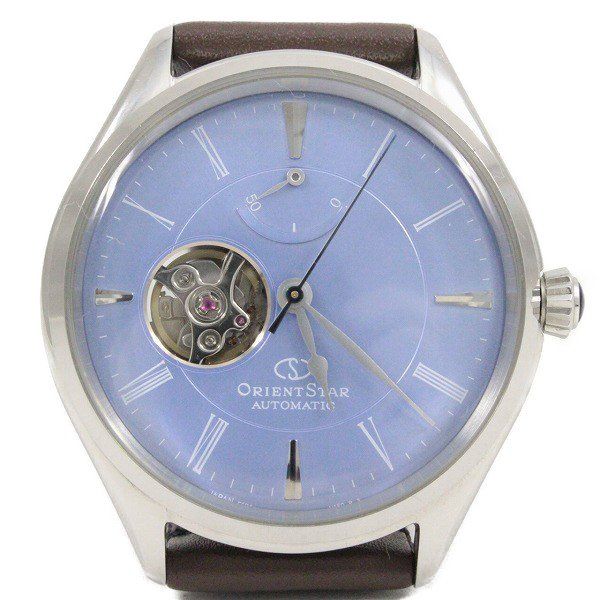 [Used] Orient Star Classic Semi Skeleton Prestige Shop Limited Automatic Men's Watch Blue Dial ...