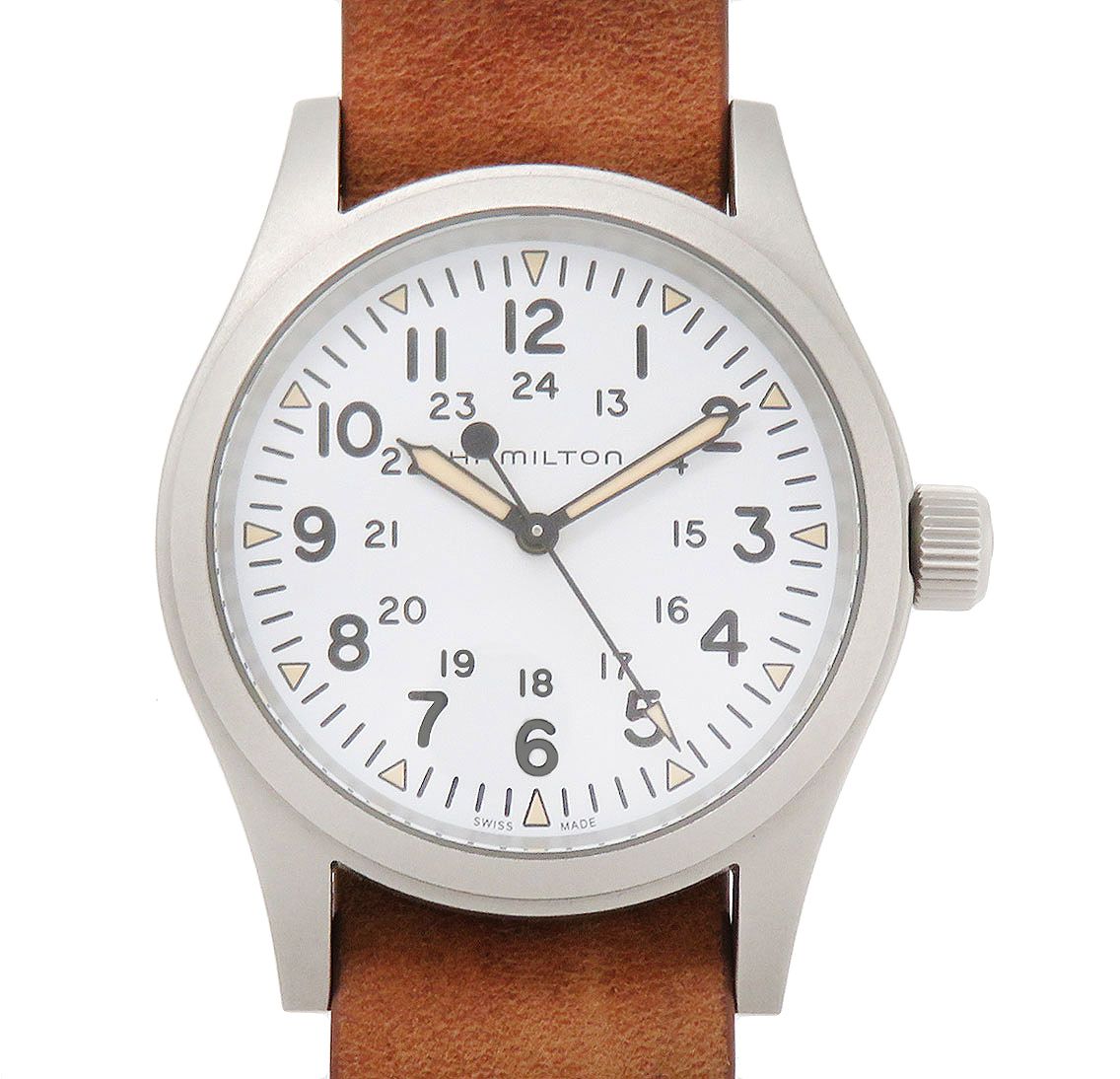 Hamilton Khaki Field Mechanical Men's H69439511 Manual winding box with ...