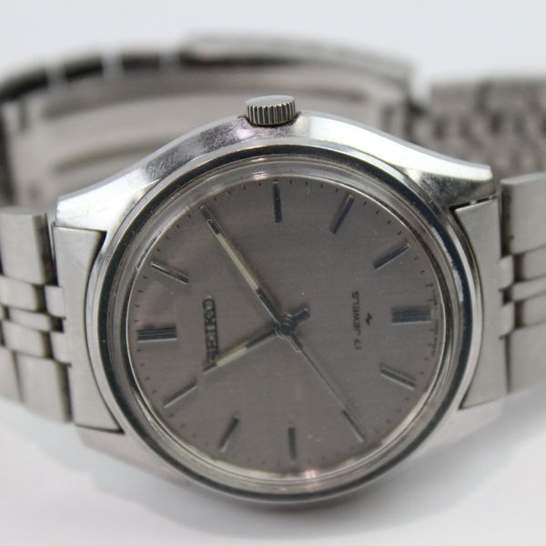 Vintage Seiko Hand Wind Steel Mechnical Watch Ref 7000-8000 WORKING ...