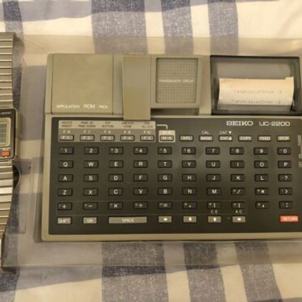 Rare SEIKO UC-2000/2200 Quartz LCD Watch & Keyboard | WatchCharts ...